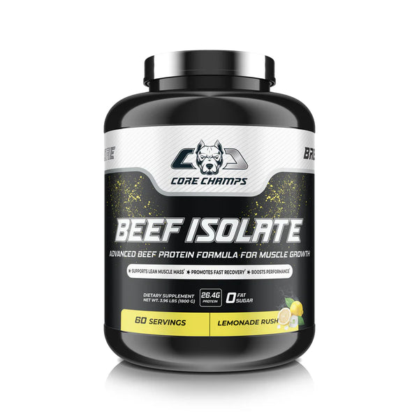 Core Champs Beef Isolate Protein 60 Servings - Clear Beef Protein – JNK ...